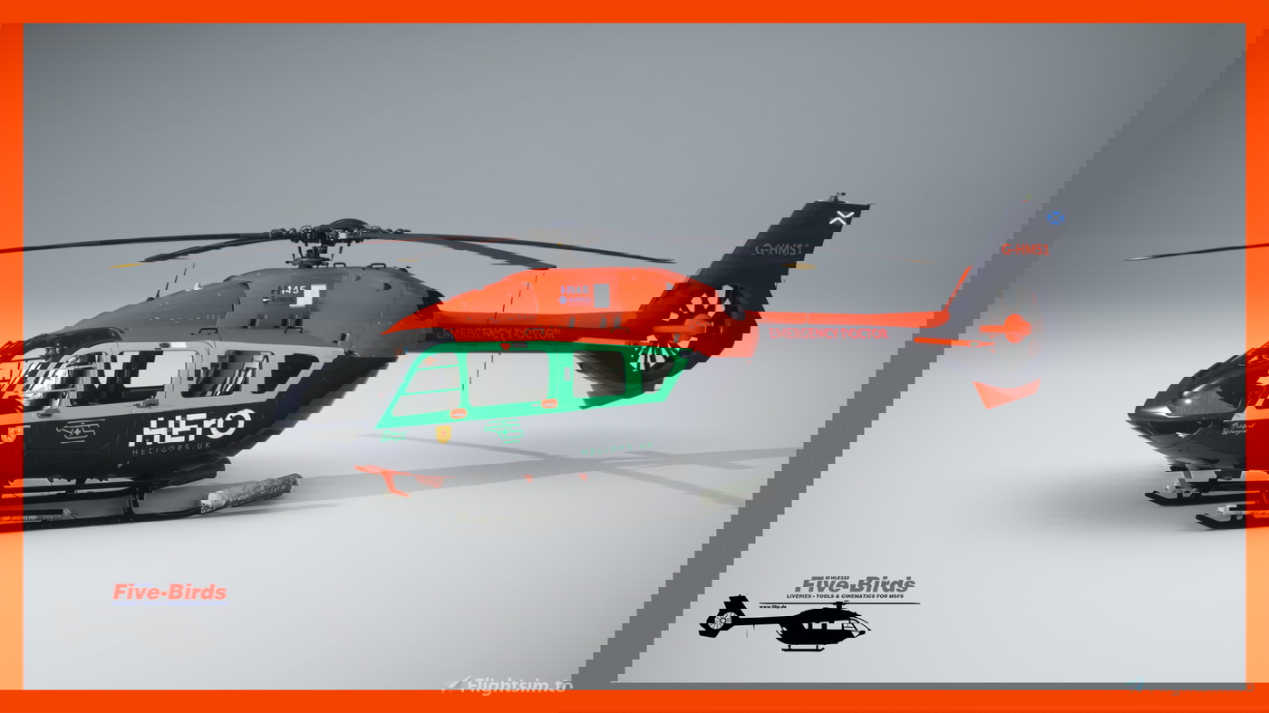 HPG H145 Livery - G-HMS1 - Pride of Glasgow - HEMS and LUX Variant for ...