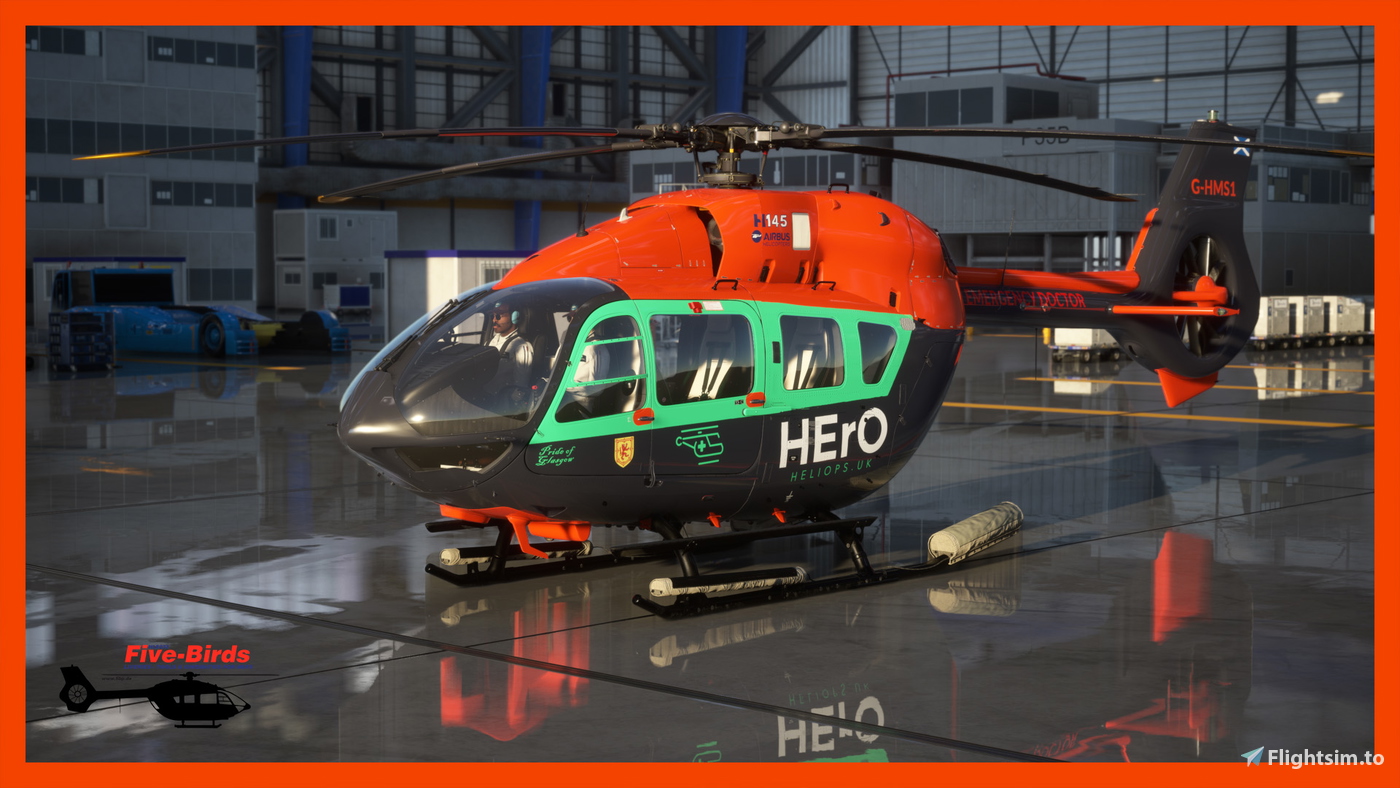 HPG H145 Livery - G-HMS1 - Pride of Glasgow - HEMS and LUX Variant for ...