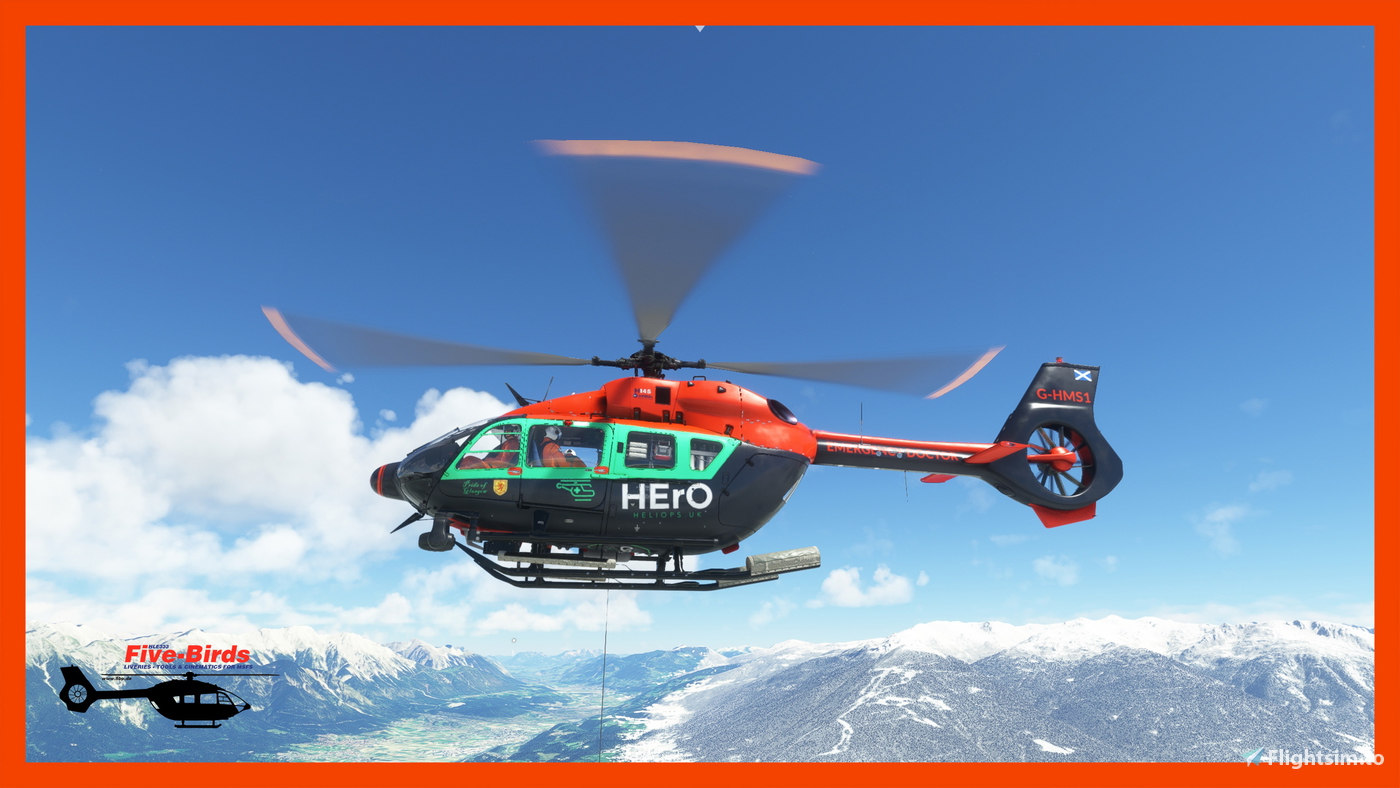 HPG H145 Livery - G-HMS1 - Pride of Glasgow - HEMS and LUX Variant for ...