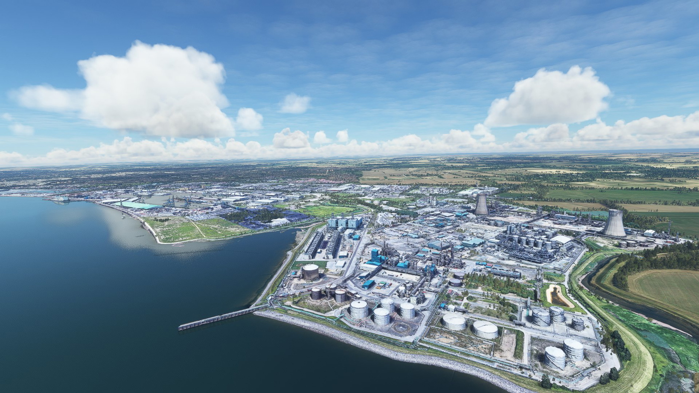 Hull Docklands and Industrial area, Hull, Humberside, UK for Microsoft ...
