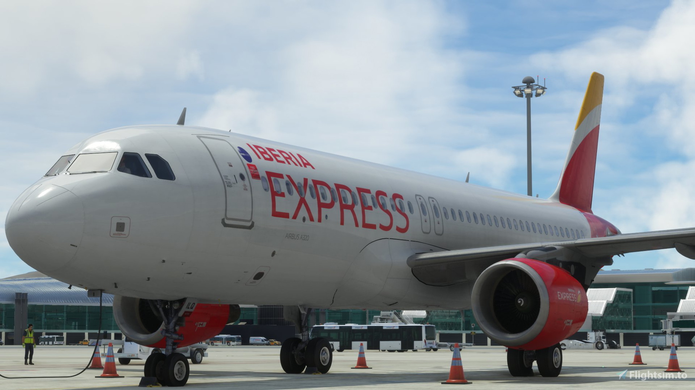 IBERIA EXPRESS 320-214 EC-ILQ 8K para Microsoft Flight Simulator | MSFS
