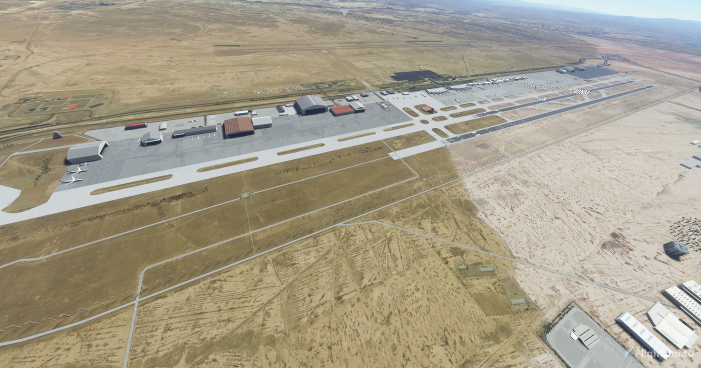 Imam-khomaini airport( OIIE) New update فرودگاه خمینی آپدیت جدید for ...