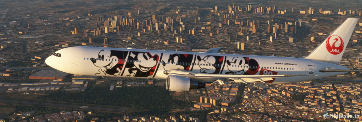 JAPAN AIRLINES (MICKEY) for Microsoft Flight Simulator | MSFS