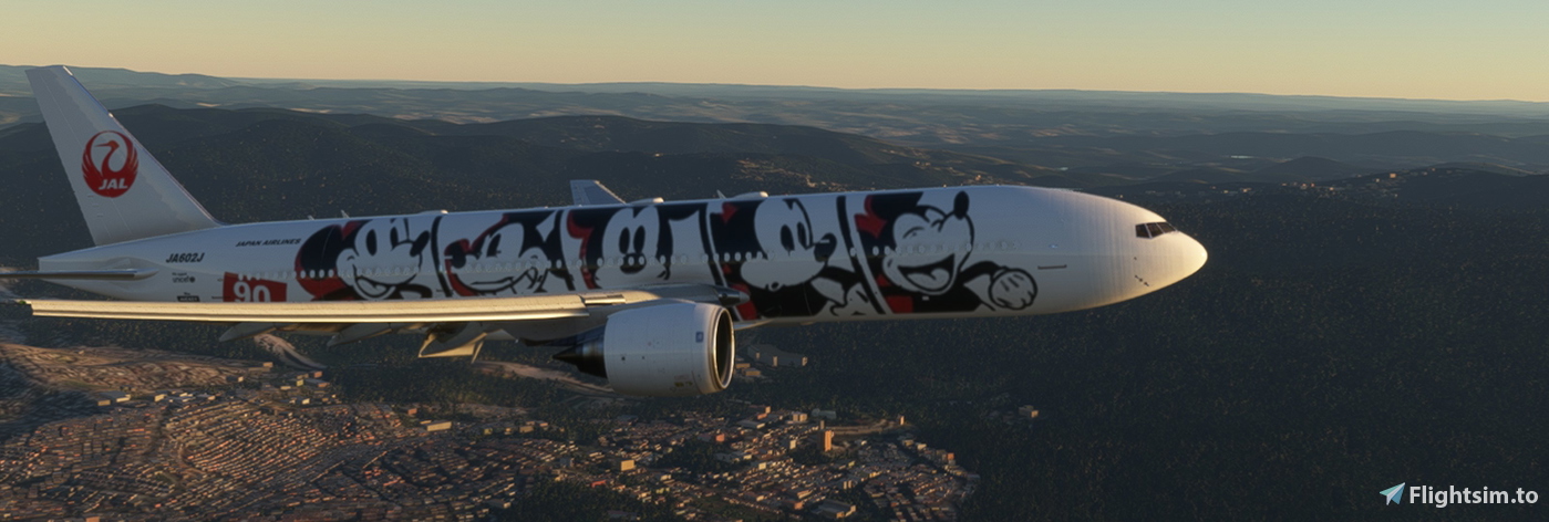 JAPAN AIRLINES (MICKEY) for Microsoft Flight Simulator | MSFS