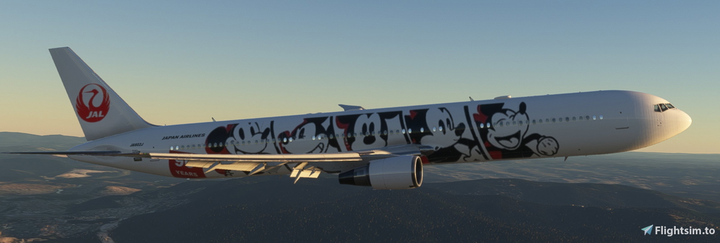 JAPAN AIRLINES (MICKEY) for Microsoft Flight Simulator | MSFS