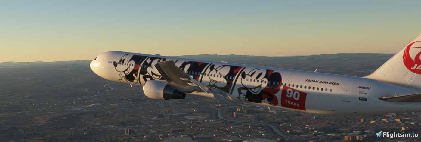 JAPAN AIRLINES (MICKEY) for Microsoft Flight Simulator | MSFS