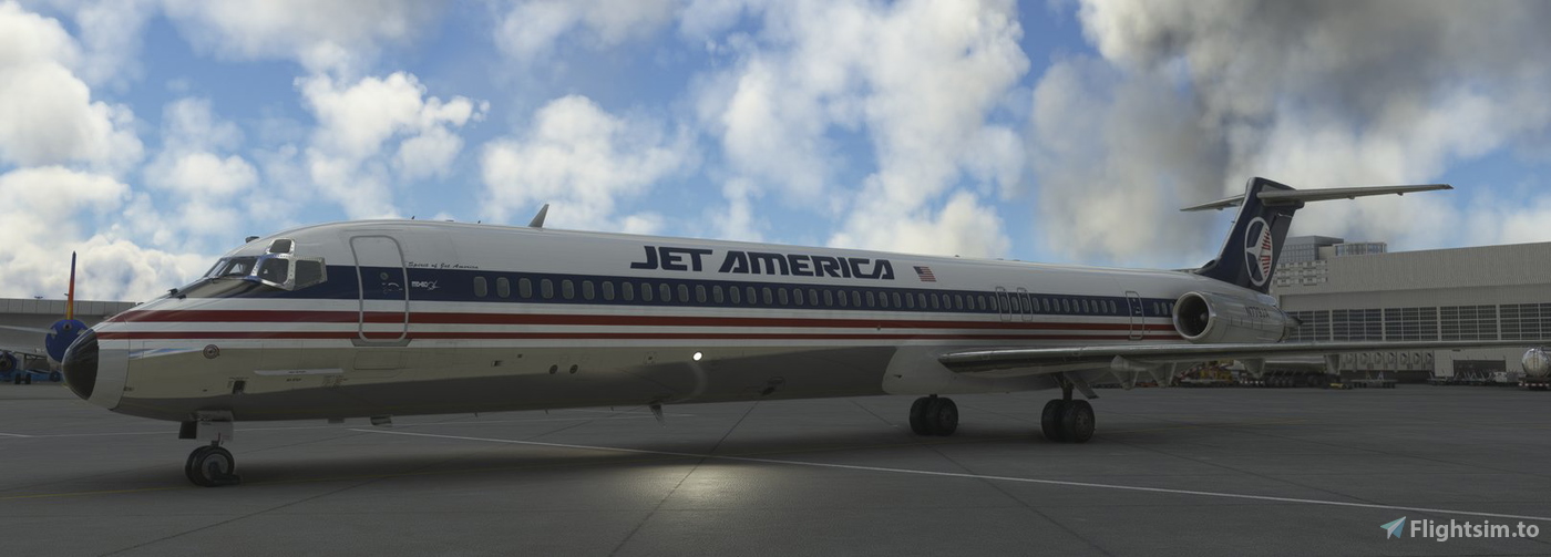 JET AMERICA N779JA 8K for Microsoft Flight Simulator | MSFS