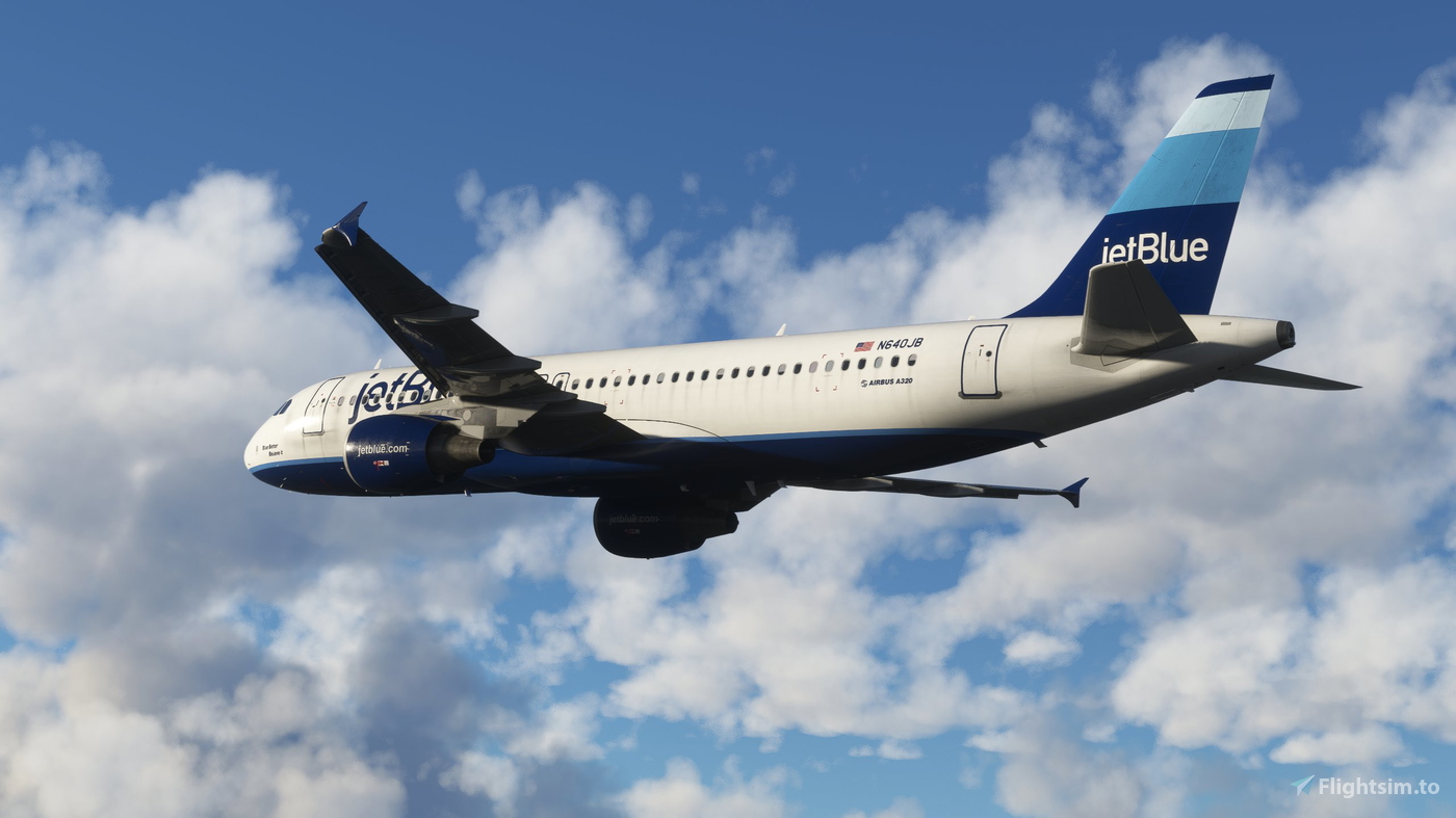 JetBlue "Stripes" [4K] - Fenix A320 for Microsoft Flight Simulator | MSFS