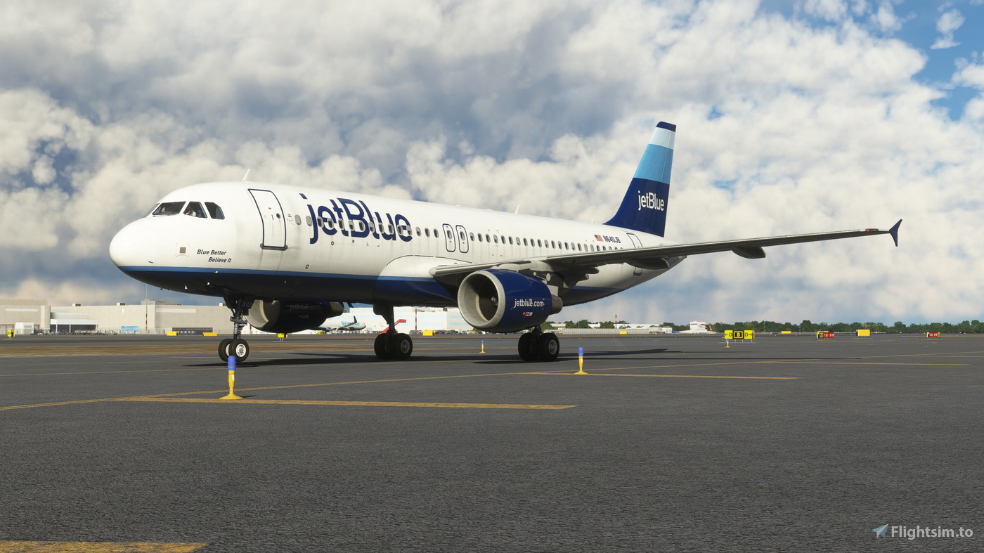 JetBlue "Stripes" [4K] - Fenix A320 for Microsoft Flight Simulator | MSFS