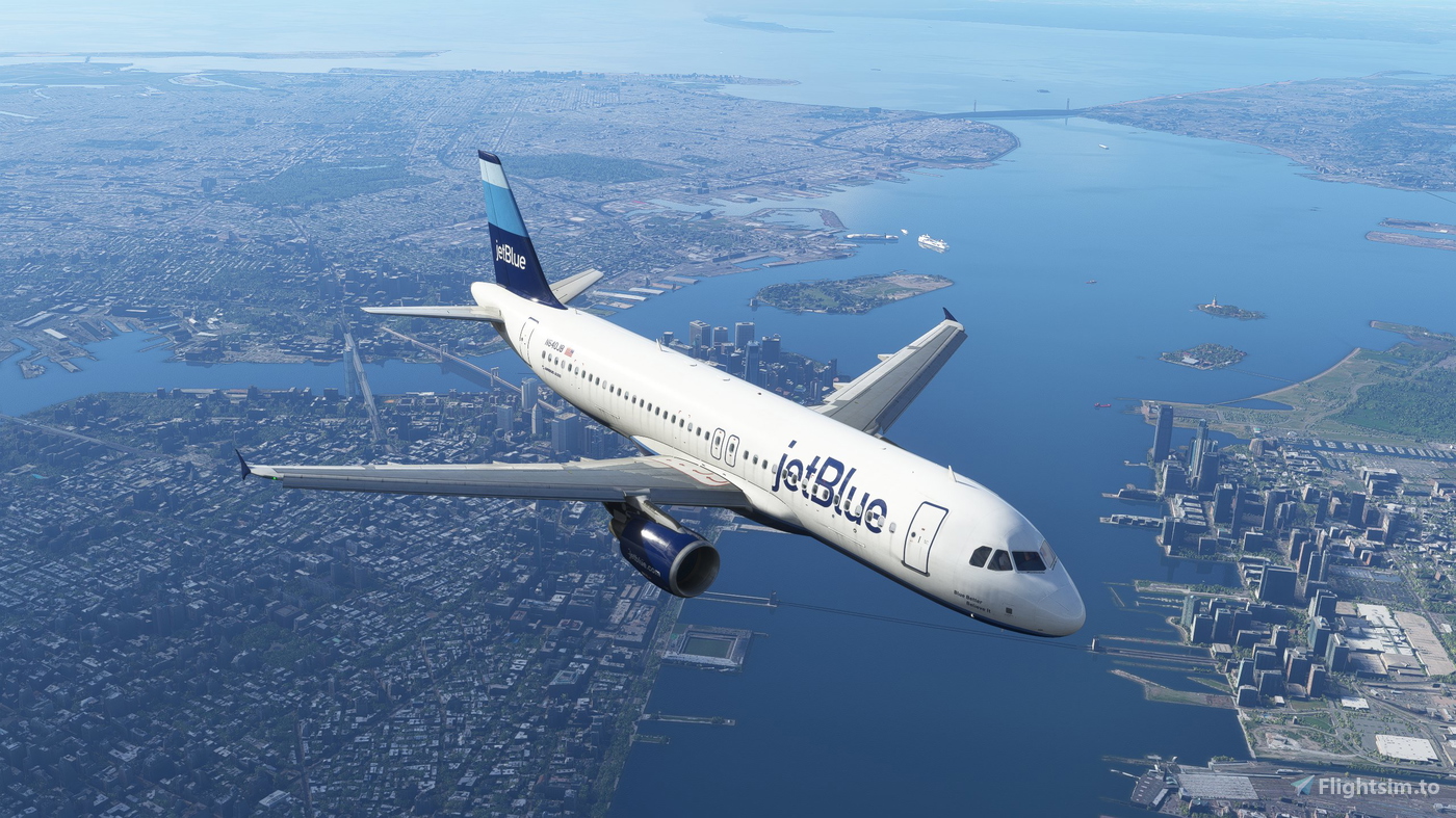 JetBlue "Stripes" [4K] - Fenix A320 for Microsoft Flight Simulator | MSFS