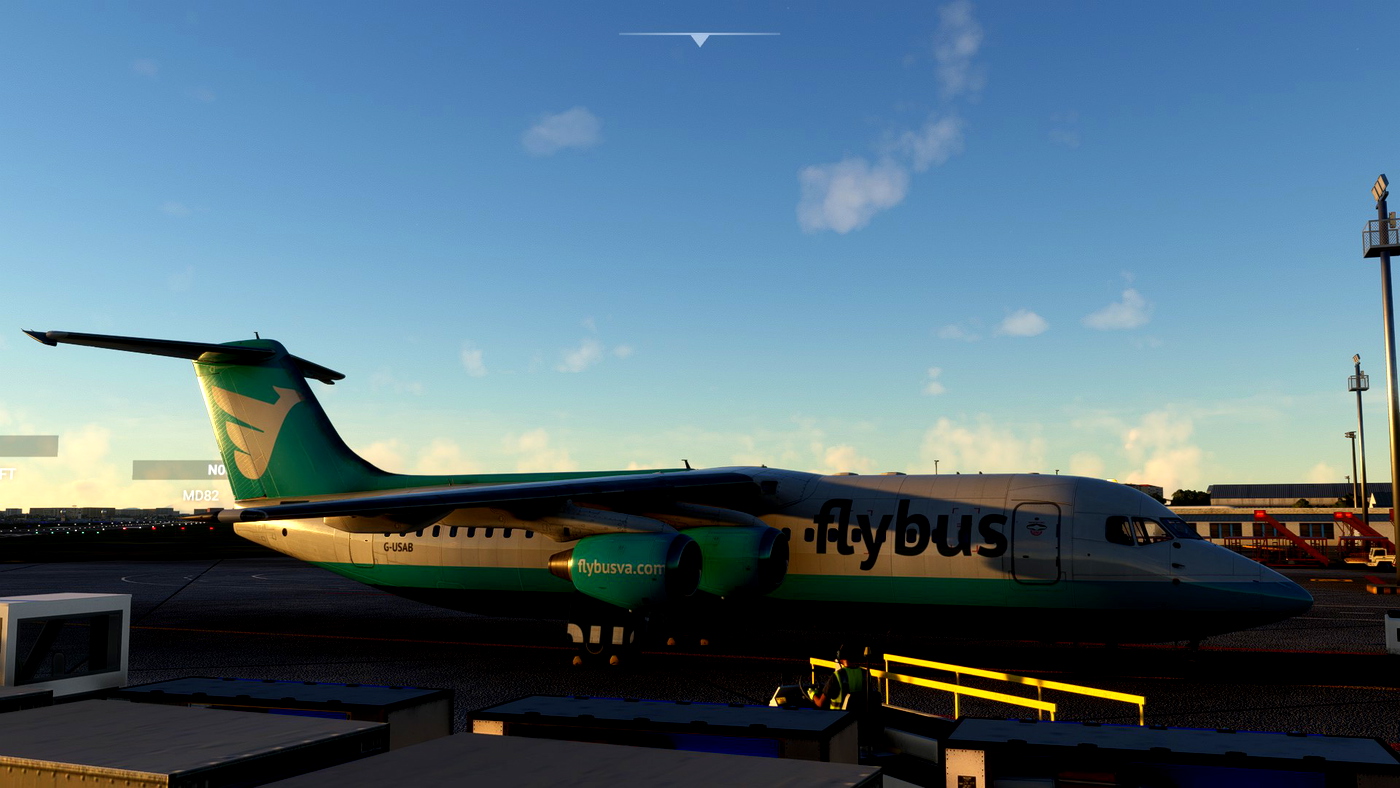 Just Flight BAe 146-300 - FlyBus » Microsoft Flight Simulator