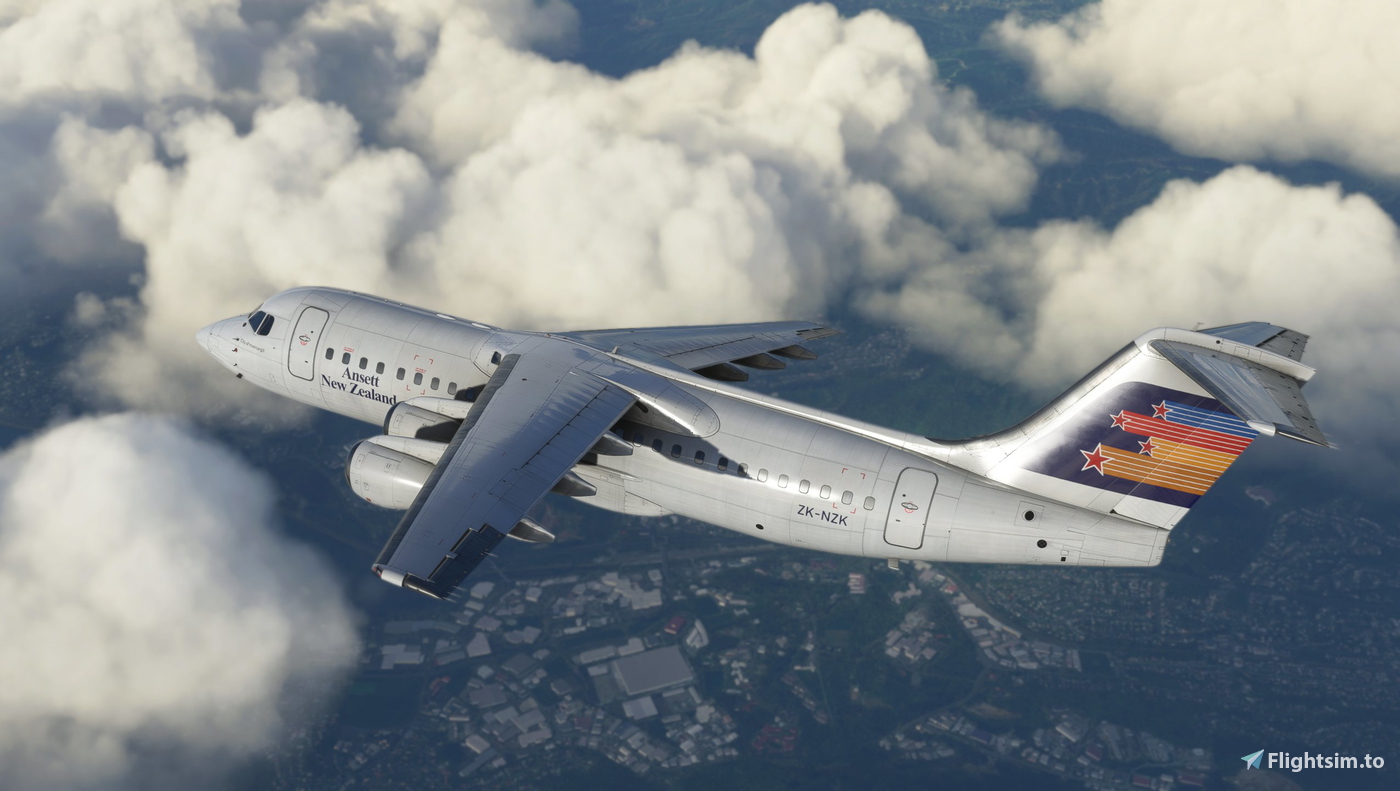 Just Flight BAe 146-300 ZK-NZK for Microsoft Flight Simulator | MSFS