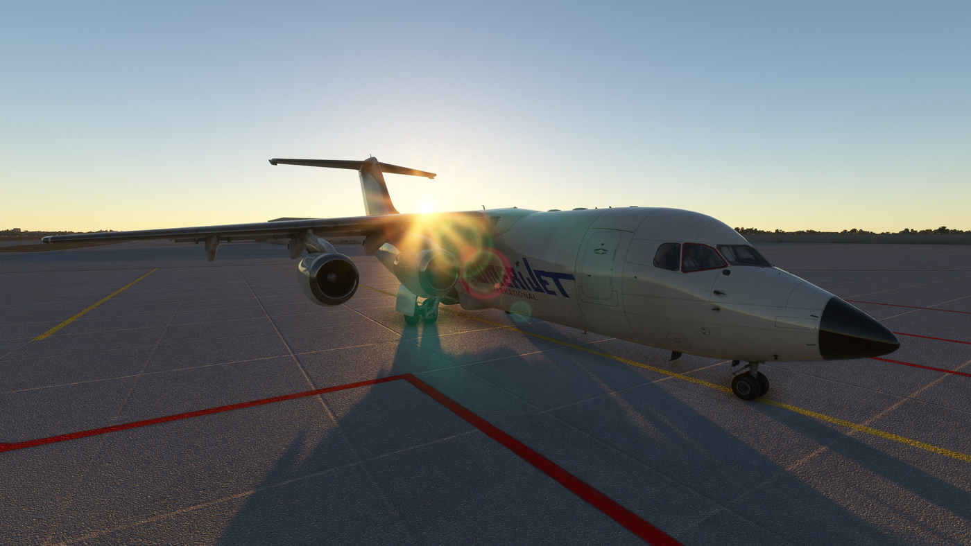 JustFlight BAe 146 Amerijet Freighter Pack (Fictional) for Microsoft ...