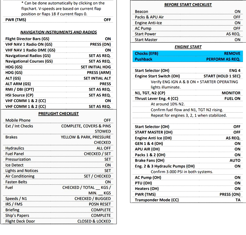 JustFlight BAE 146 AxisAndOhs (AaO) Voice Checklist for Microsoft ...
