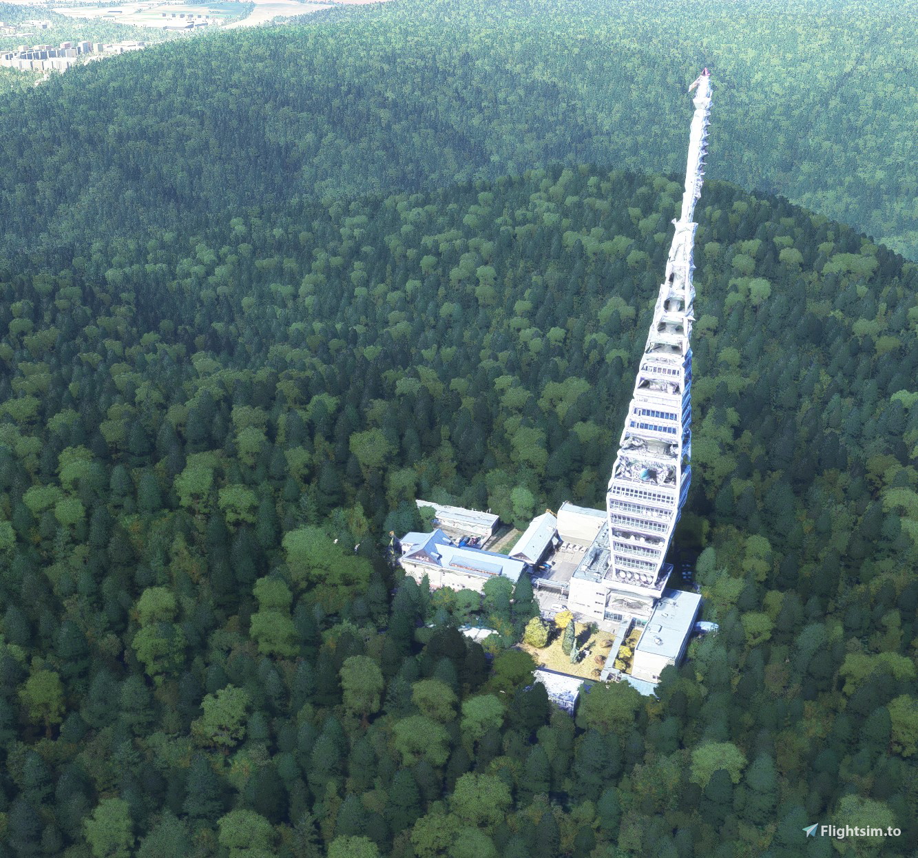 Kamzik TV Tower - Bratislava - Slovakia для Microsoft Flight Simulator ...