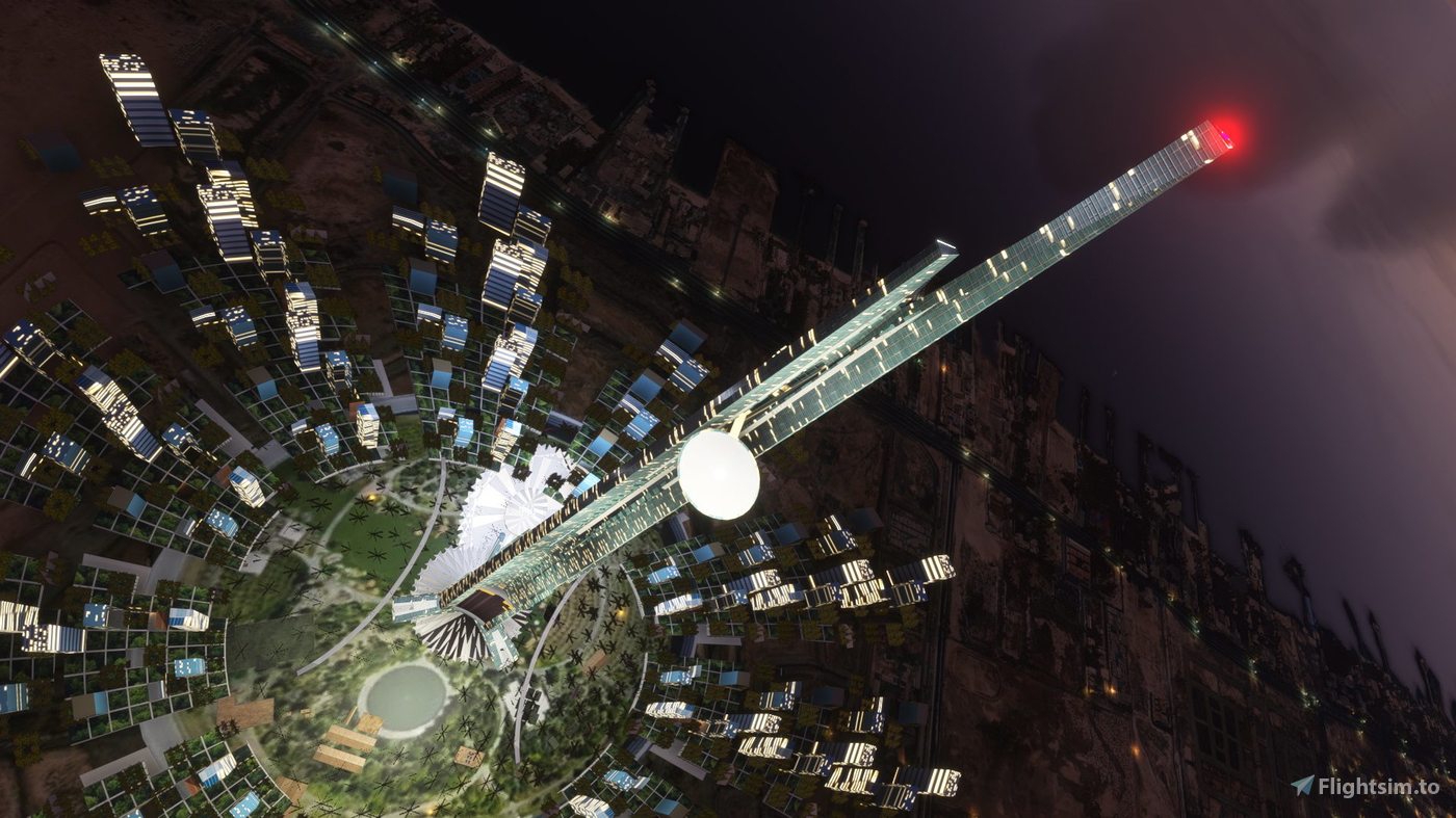 Jeddah's Kingdom Tower Complex for Microsoft Flight Simulator | MSFS