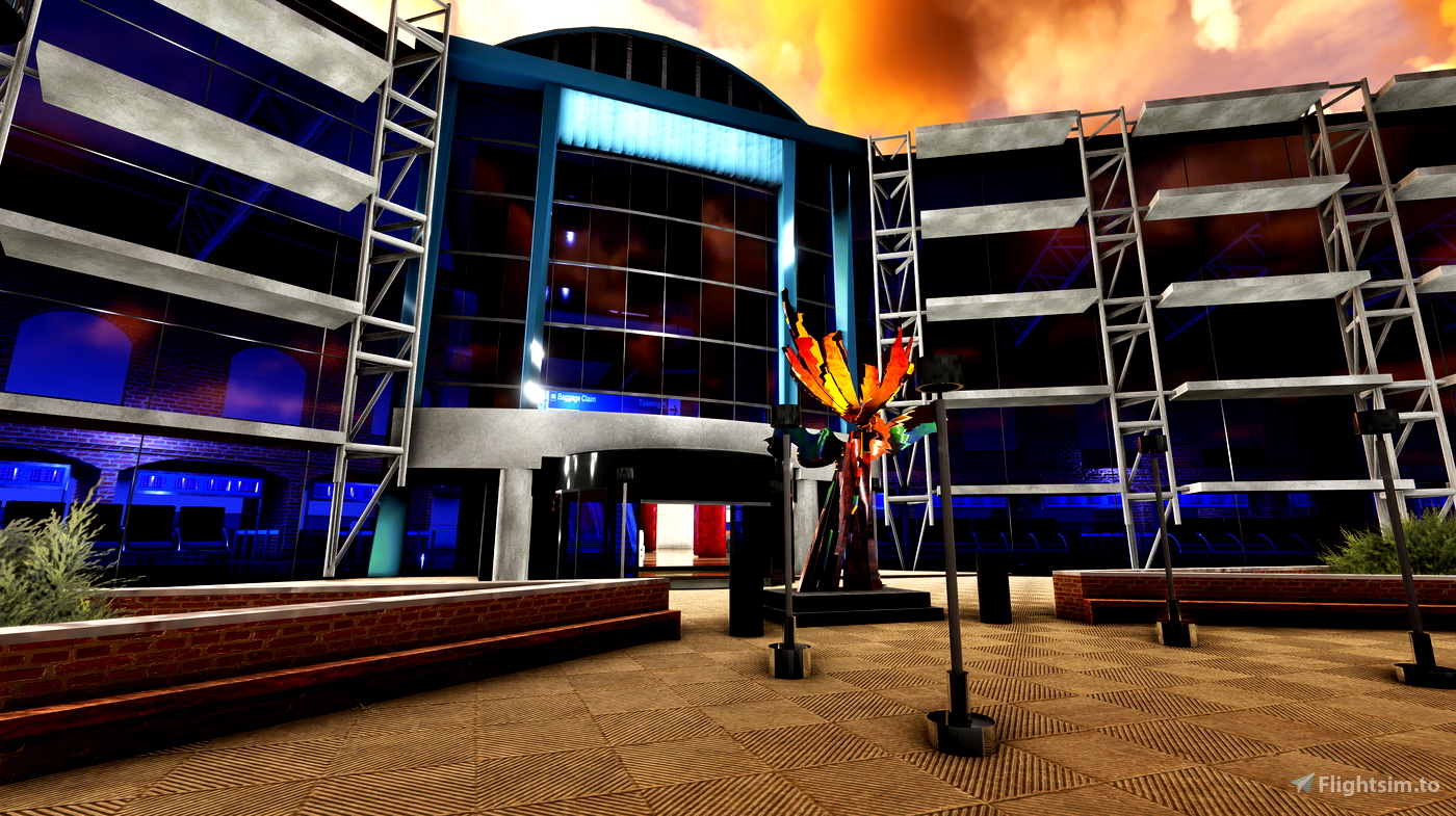 Skyline Simulations - KROA - Roanoke Airport for MSFS