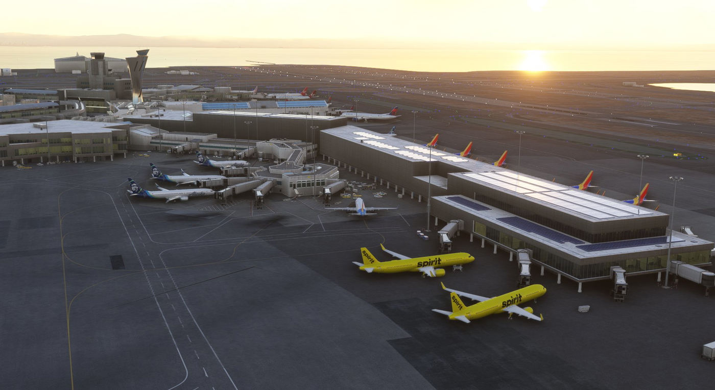 KSFO Static Aircraft for Microsoft Flight Simulator | MSFS