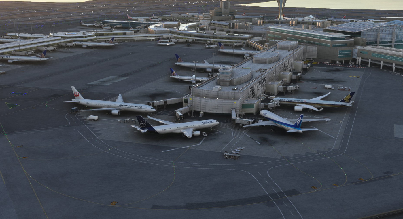 KSFO Static Aircraft for Microsoft Flight Simulator | MSFS