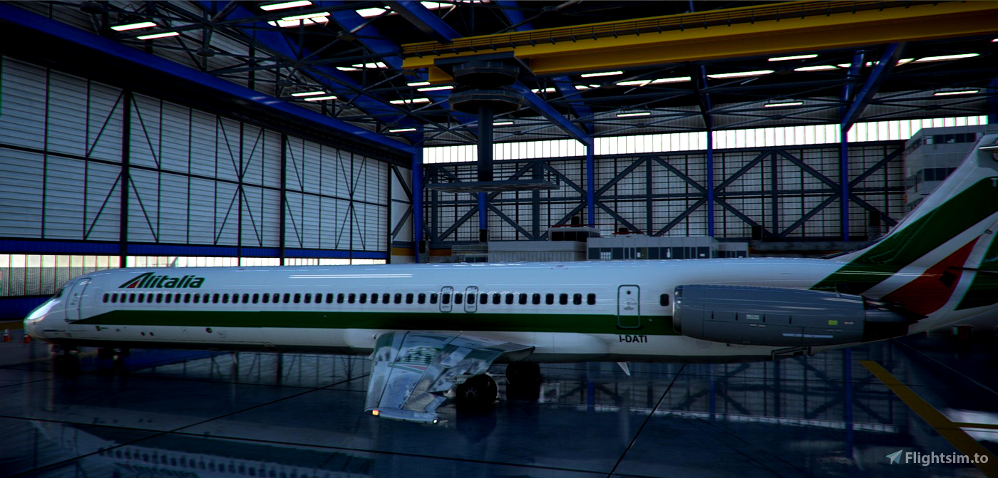 Leonardo FlyTheMaddog MD-82 Alitalia I-DATI Clean Livery » Microsoft ...