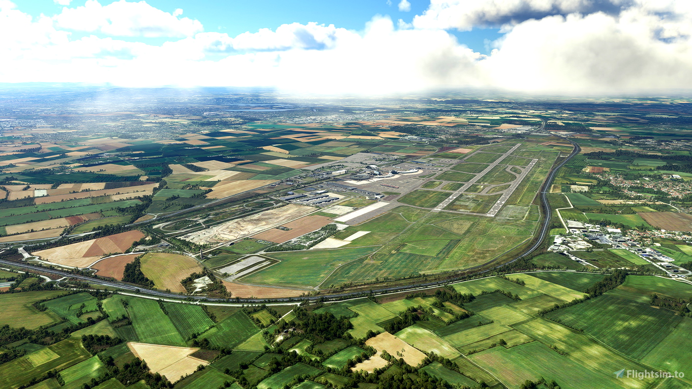 Digital Design - LFLL - Lyon Airport for MSFS