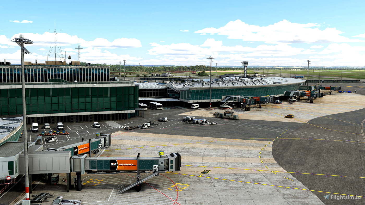 Digital Design - LFLL - Lyon Airport for MSFS