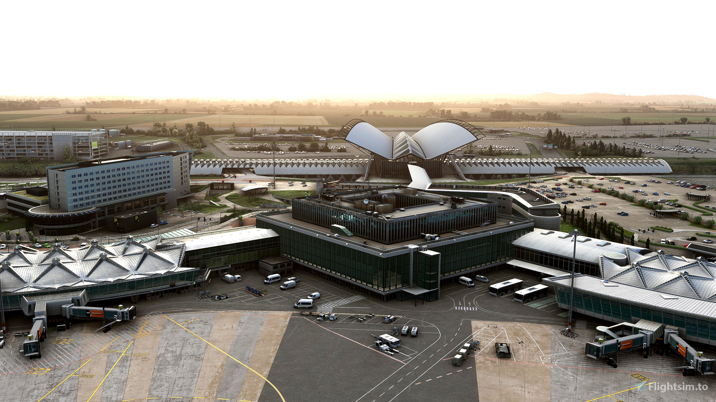 Digital Design - LFLL - Lyon Airport for MSFS
