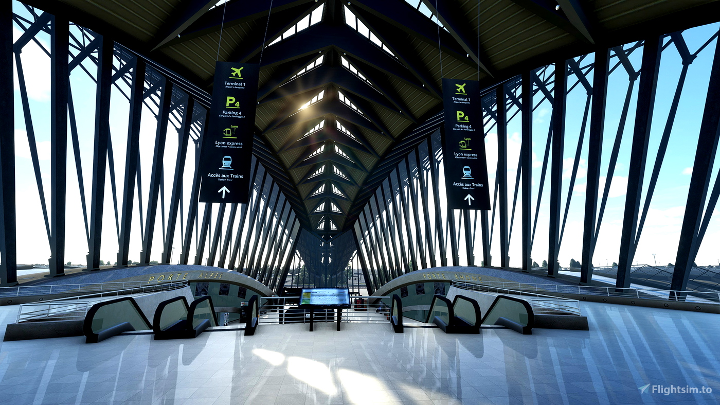 Digital Design - LFLL - Lyon Airport for MSFS