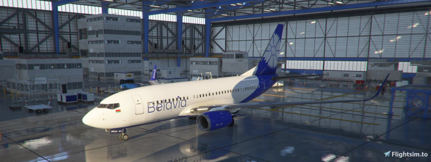 Livery Belavia New for PMDG 737-700 for Microsoft Flight Simulator | MSFS