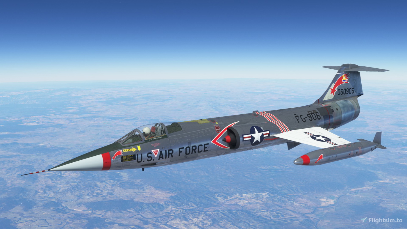 Lockheed F-104G USAF 479th TFW 060906. for Microsoft Flight Simulator ...