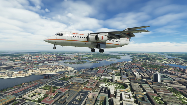 Air Botnia BAe 146-200 OH-SAI circa 2002 for Microsoft Flight Simulator ...