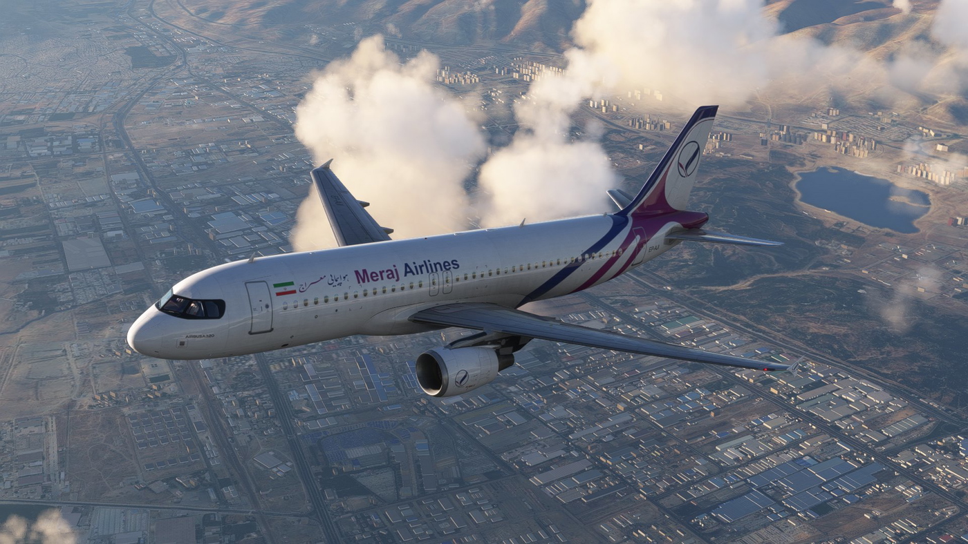 Meraj Air Logo Meraj Air Airbus A321 For FSX