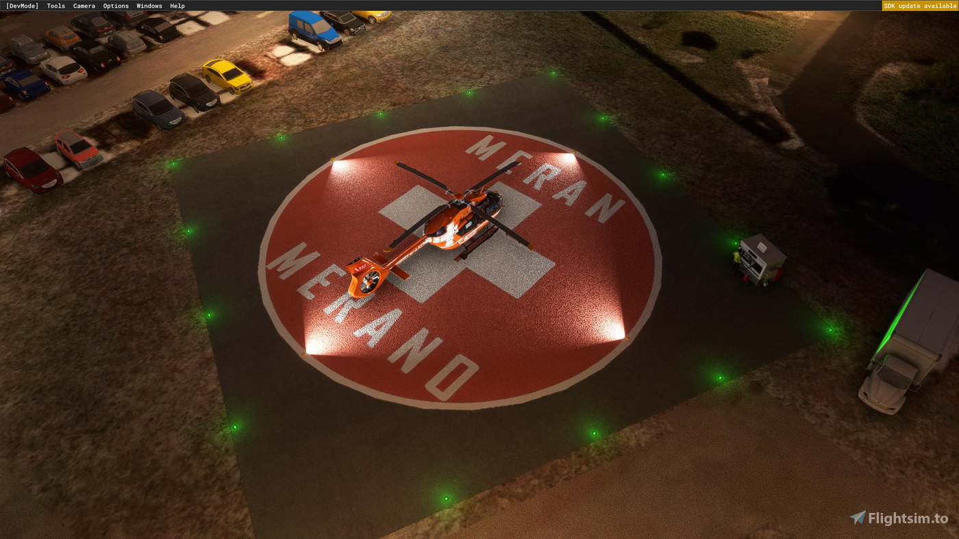 Meran Hospital Heliport for Microsoft Flight Simulator | MSFS