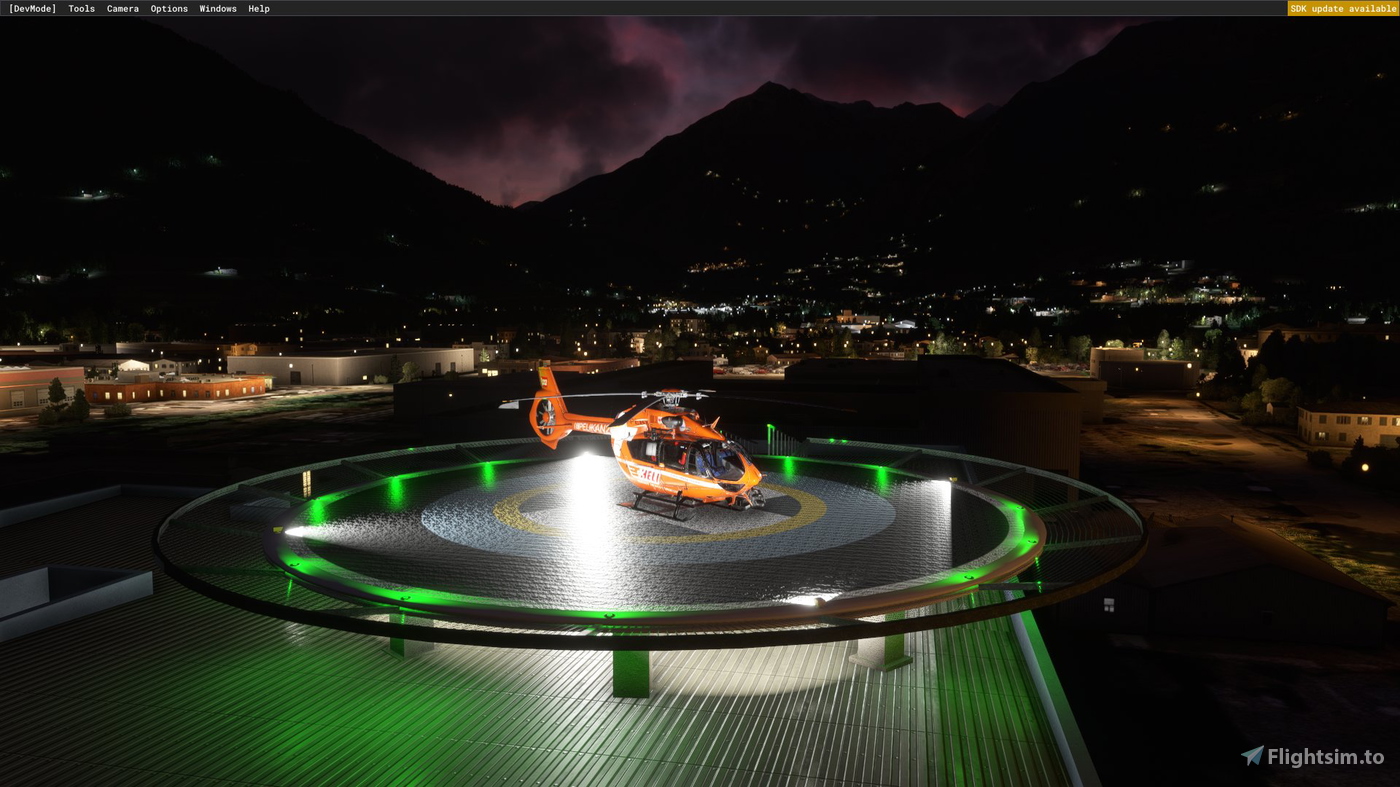 Meran Hospital Heliport for Microsoft Flight Simulator | MSFS