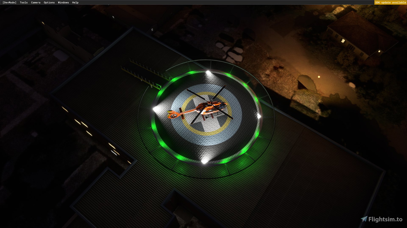 Meran Hospital Heliport for Microsoft Flight Simulator | MSFS