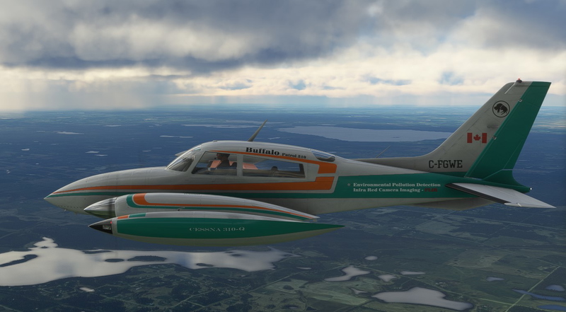 MilViz 310R Liveries for Microsoft Flight Simulator | MSFS