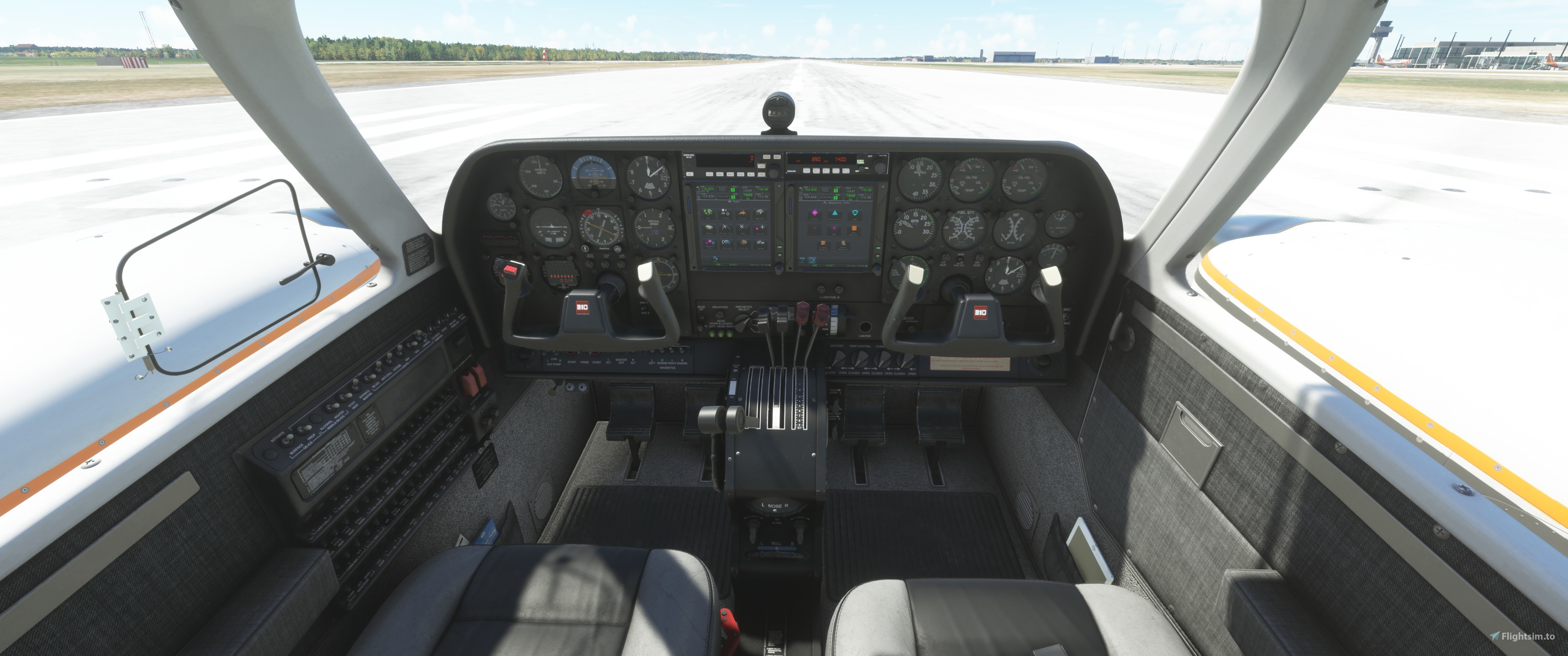 MilViz C310R - Black/Grey Cockpit/Cabin for Microsoft Flight Simulator ...