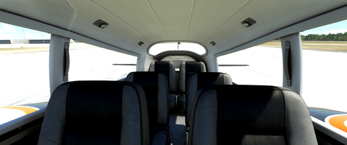 MilViz C310R - Black/Grey Cockpit/Cabin » Microsoft Flight Simulator