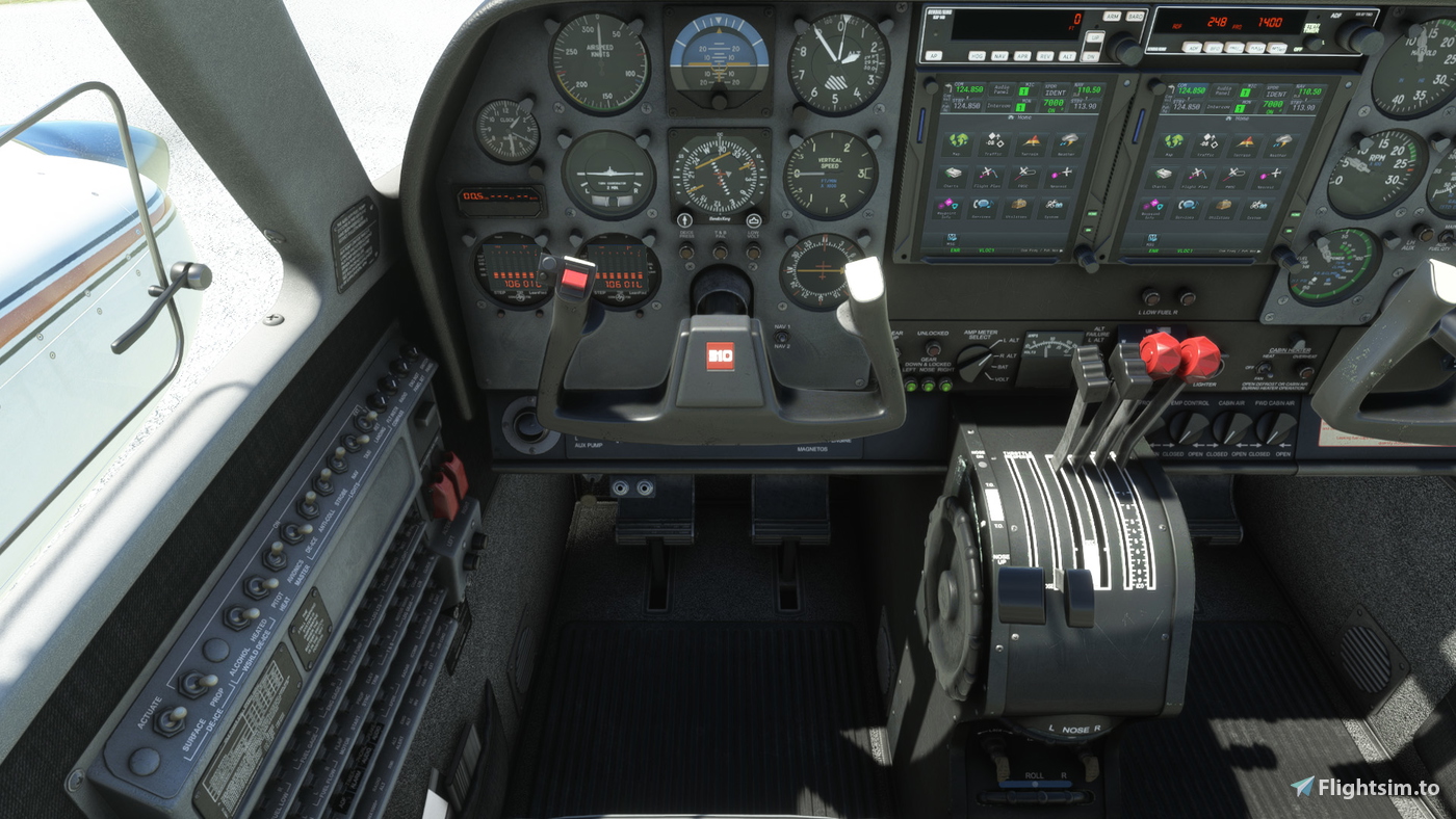 Milviz Cessna 310R - Better Cameras for Microsoft Flight Simulator | MSFS