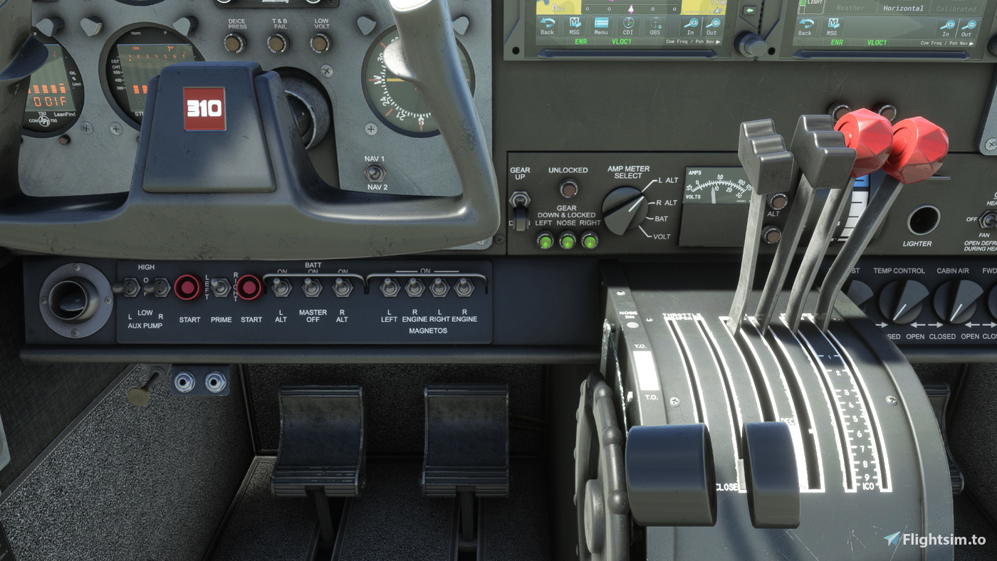Milviz Cessna 310R - Better Cameras for Microsoft Flight Simulator | MSFS