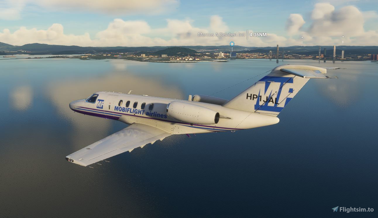 Mobiflight Airlines Theme CJ4 for Microsoft Flight Simulator | MSFS