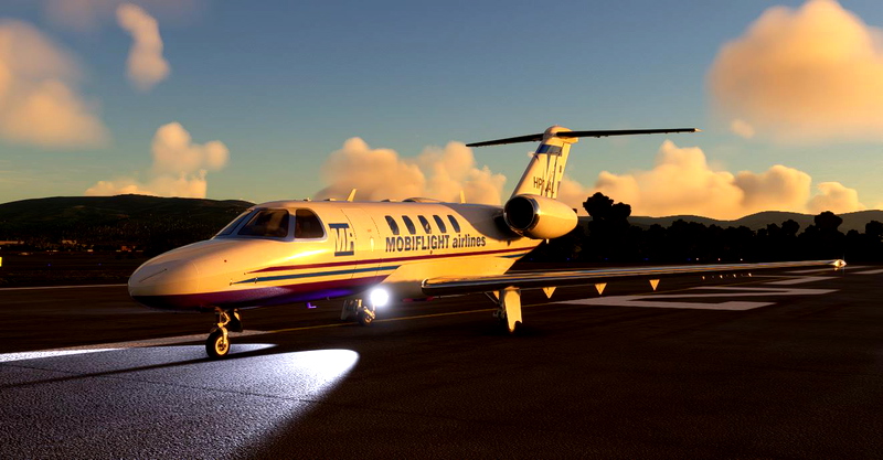 Mobiflight Airlines Theme CJ4 for Microsoft Flight Simulator | MSFS