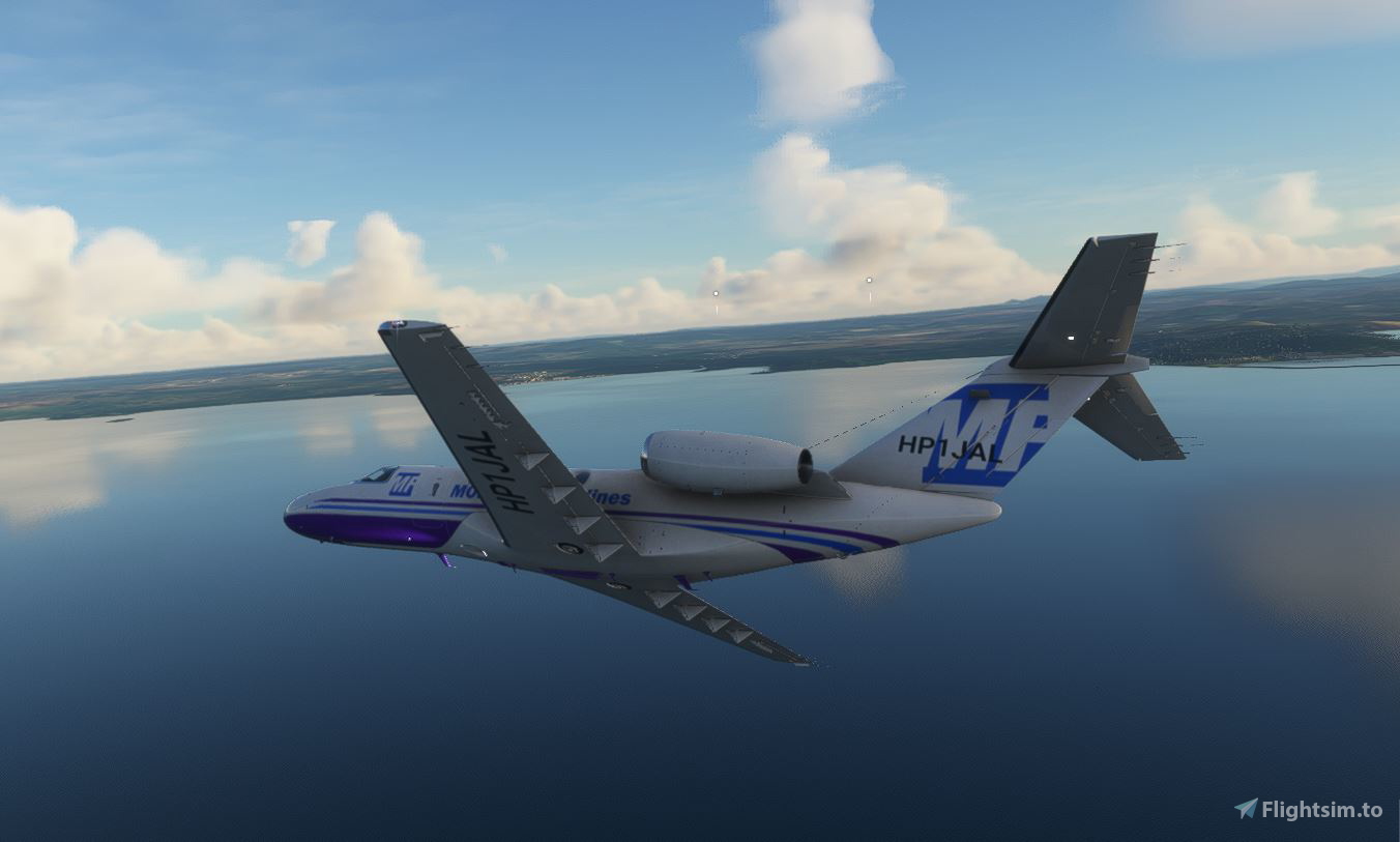 Mobiflight Airlines Theme CJ4 for Microsoft Flight Simulator | MSFS