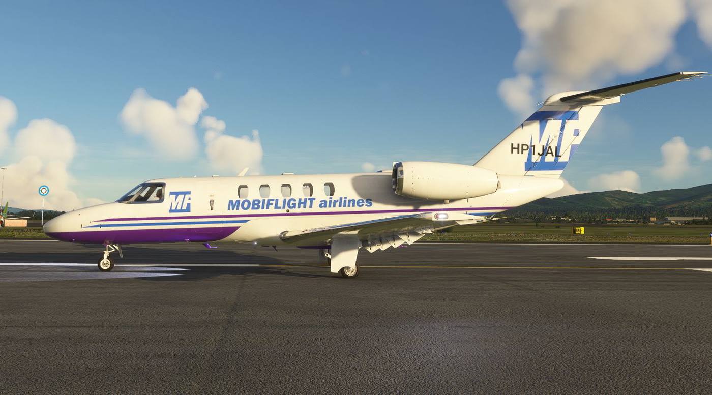 Mobiflight Airlines Theme CJ4 for Microsoft Flight Simulator | MSFS