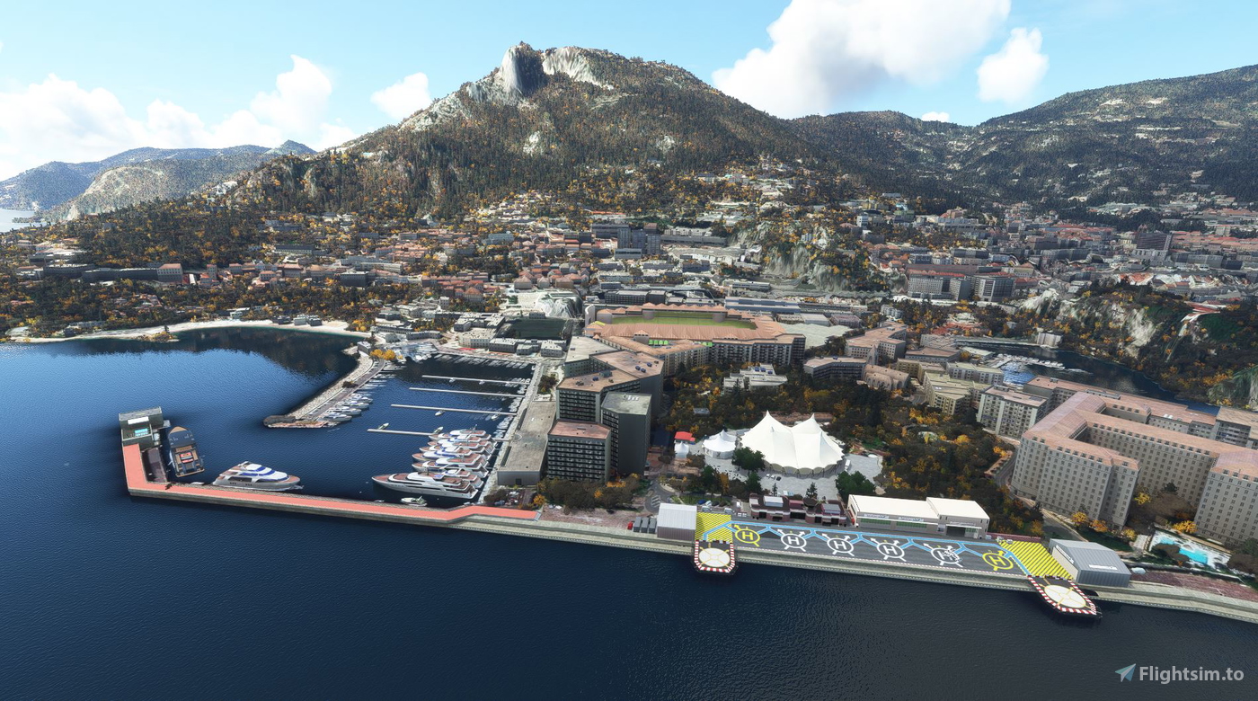 Monaco Heliport - LNMC for Microsoft Flight Simulator | MSFS
