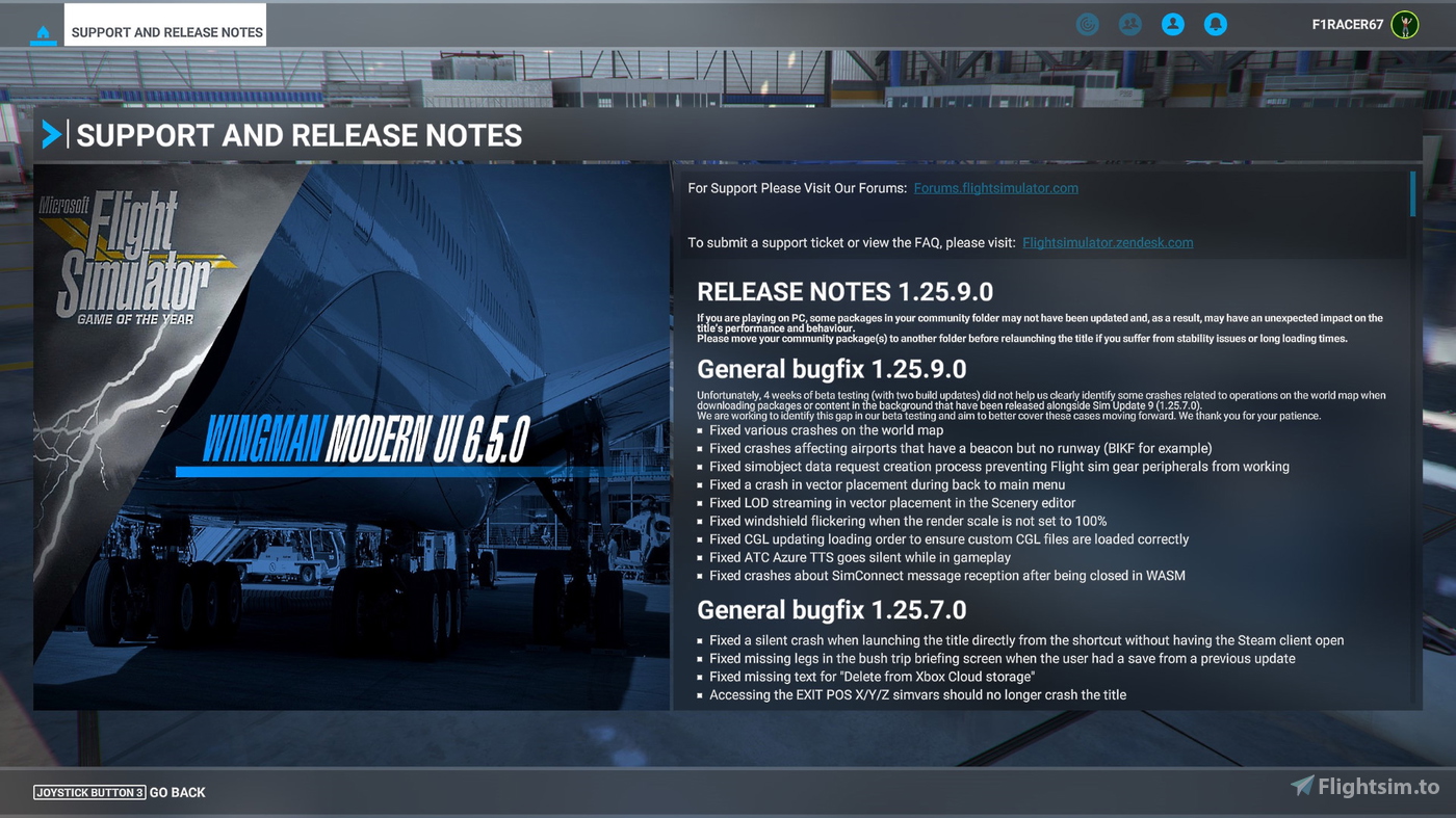 MS FS 2020 - Modern UI 2.0 для Microsoft Flight Simulator | MSFS