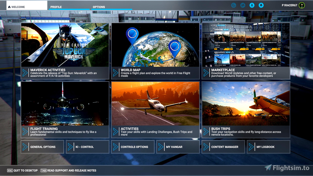 MS FS 2020 - Modern UI 2.0 for Microsoft Flight Simulator | MSFS