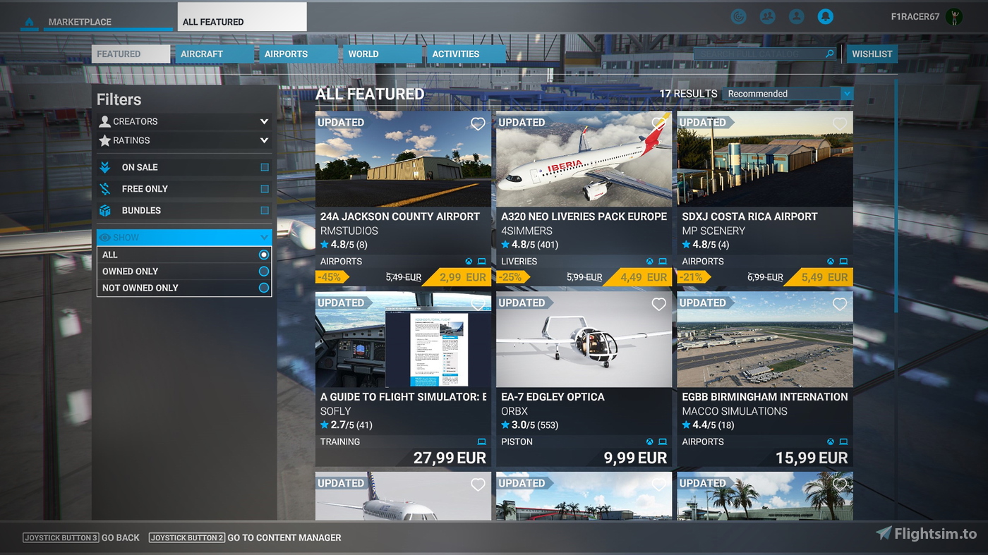 MS FS 2020 - Modern UI 2.0 for Microsoft Flight Simulator | MSFS