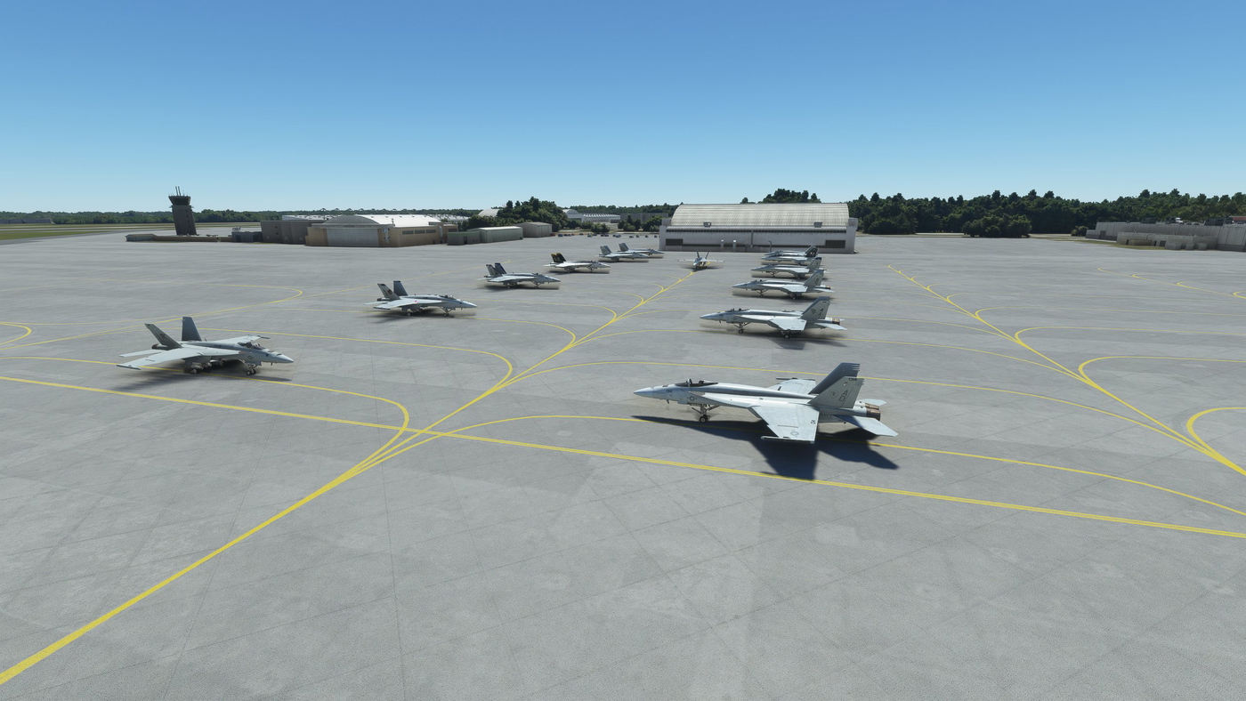 Naval Air Station Oceana for Microsoft Flight Simulator | MSFS