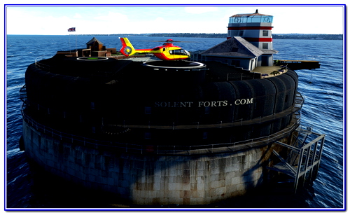Solent Forts - No Man's Land Fort (Helipad) » Microsoft Flight Simulator